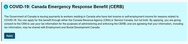 新型コロナ給付金 Canada Emergency Response Benefit (CERB) の申請方法 | Canada With Japan
